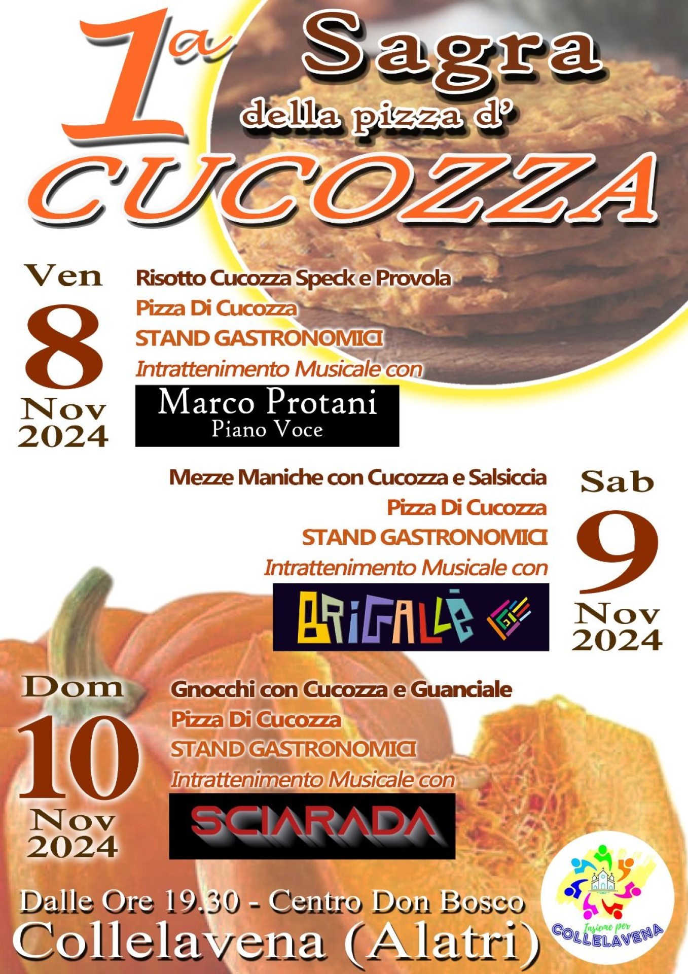 Sagra della Pizza d'Cucozza 2024 a Collelavena, tre giorni di gusto e ...